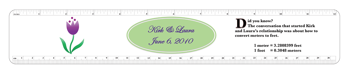 Custom Plastic Rulers | Personalized Rulers | Harmony Designs