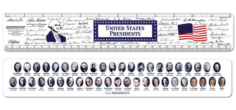 Presidents Rulers | Optional Namedrop | Harmony Designs