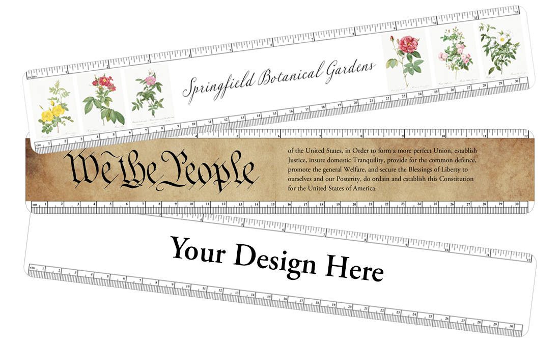 Custom Printed Plastic Rulers | Harmony Designs